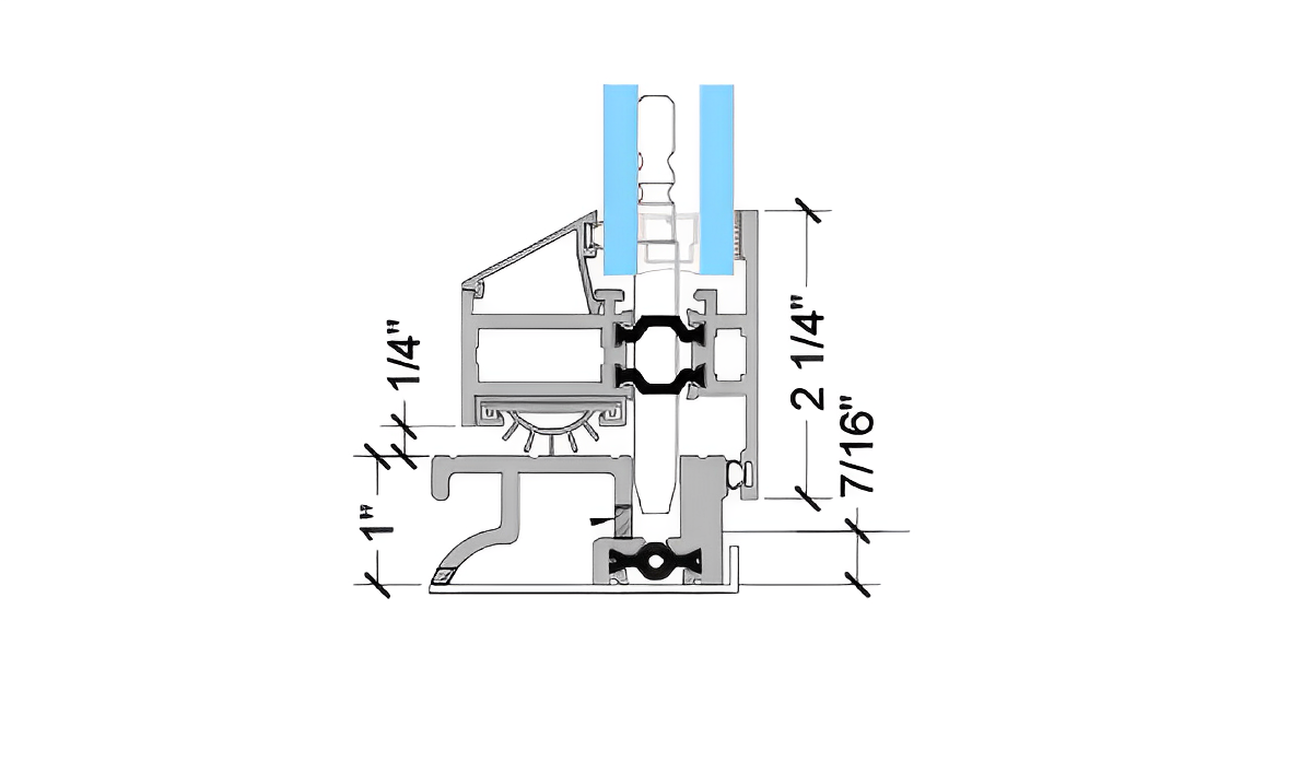 93 - T225 French Door Pair