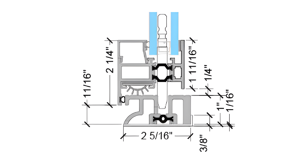 93 - T225 French Door Pair